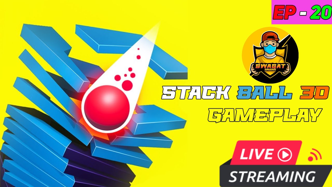 Stack Ball Gameplay Live Stream | Stack Ball Gaming | Episode - 20 | #shorts #live #gaming - YouTube