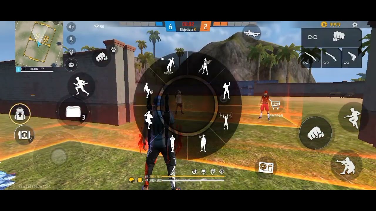 JUGANDO PVP 1 VS 2 . GARENA FREE FIRE . PVP AMISTOSO ️. - YouTube