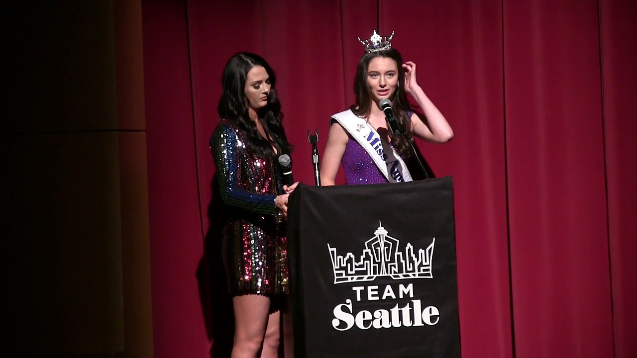 Payton May talks about voting at the Miss Seattle/Miss Emerald City ...