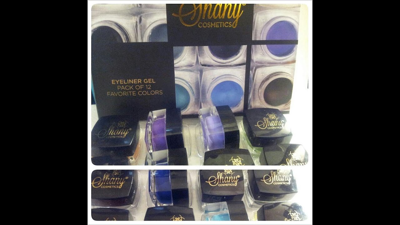 Shany Cosmetics Gel Eyeliner 12 Piece Set - YouTube