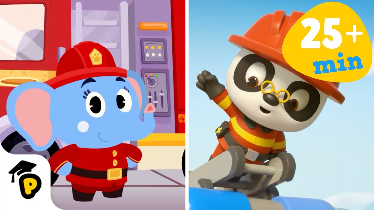 Save the day with Olette and Dr. Panda | Be a Firefighter | Kids ...