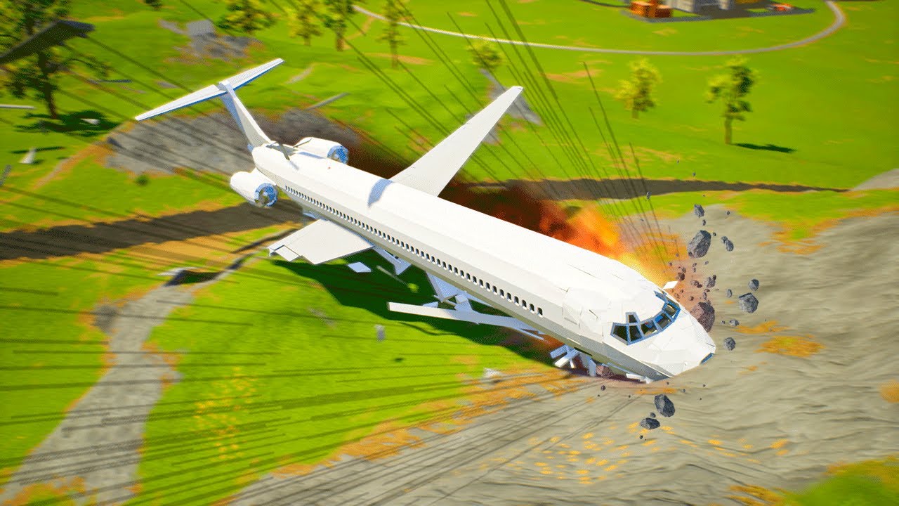 Lego Plane Crashes and Lego Airplanes Falls! (Brick Rigs) #3 - YouTube