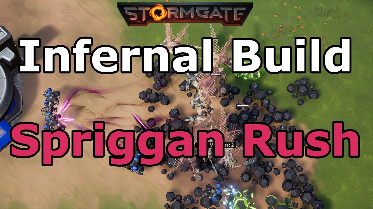 Stormgate Open Beta - Beginner Infernal Build for 1v1 - Spriggan Rush ...