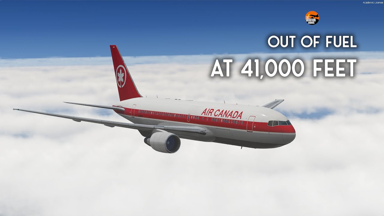 Passenger Jet Runs Out Of Fuel Mid Flight | The Gimli Glider | Air ...