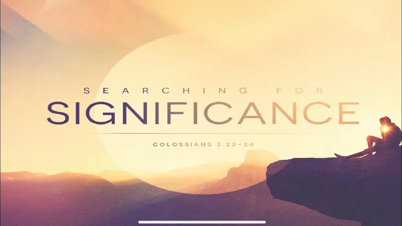Searching For Significance - Part 3 - YouTube