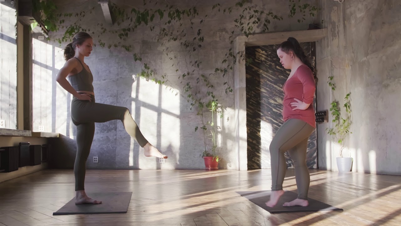 Two Women Doing Foot And Leg Exercises - YouTube