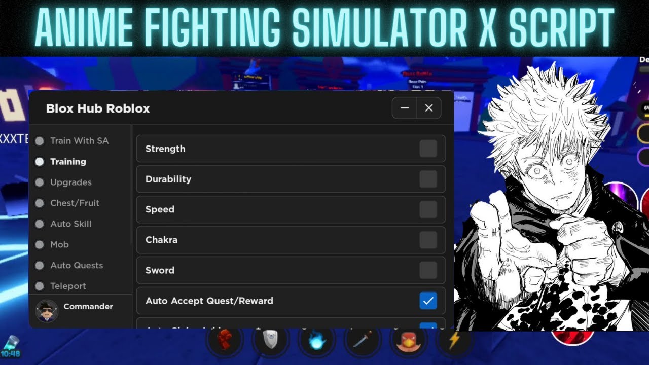 Anime fighting simulator x Super op Script | Direct link pastebin 2023 ...