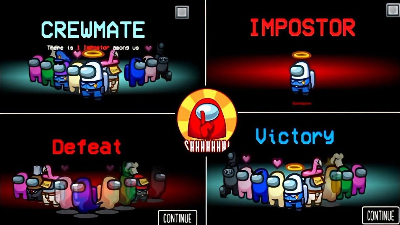 Among Us: VICTORY DEFEAT IMPOSTER CREWMATE Sound Effects - YouTube