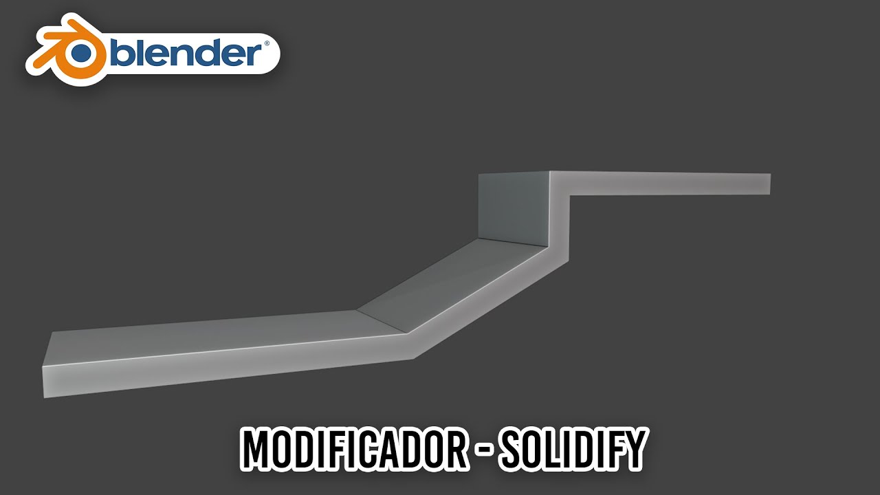 Modificadores - Solidify - Blender 2.8+ - Português - YouTube
