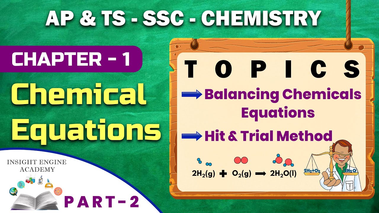 10th Class Chemistry Chapter 1 | Part-2 | Balancing chemical equations ...