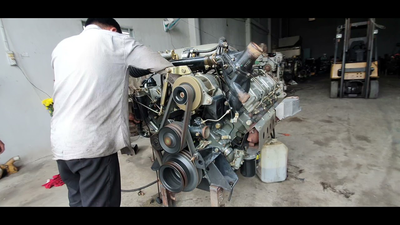 Mitsubishi 8DC9-2A LH: 0977533573 Huy - YouTube