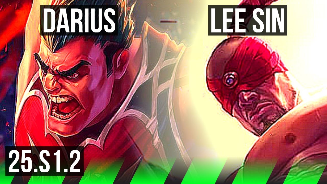 DARIUS vs LEE SIN (JGL) | 8/1/6, Dominating | NA Master | 25.S1.2 - YouTube
