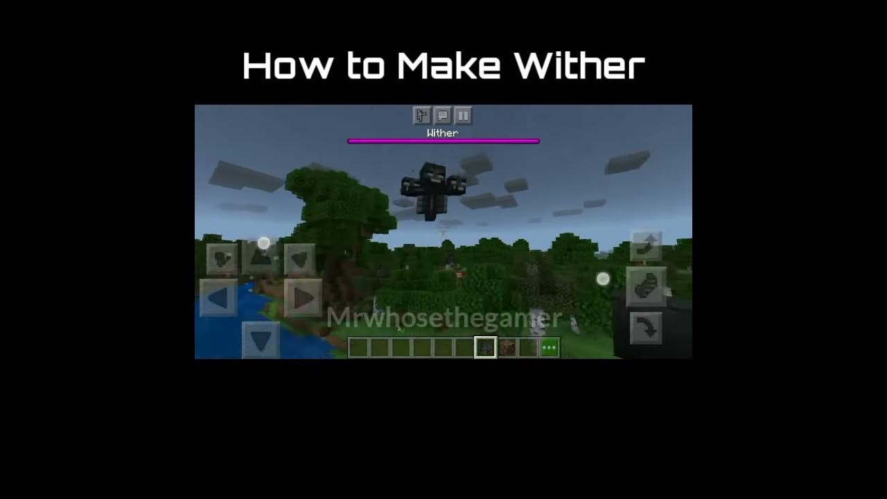 How To Make Wither In Minecraft How To Make Wither In Minecraft Java Edition Minecraft Short