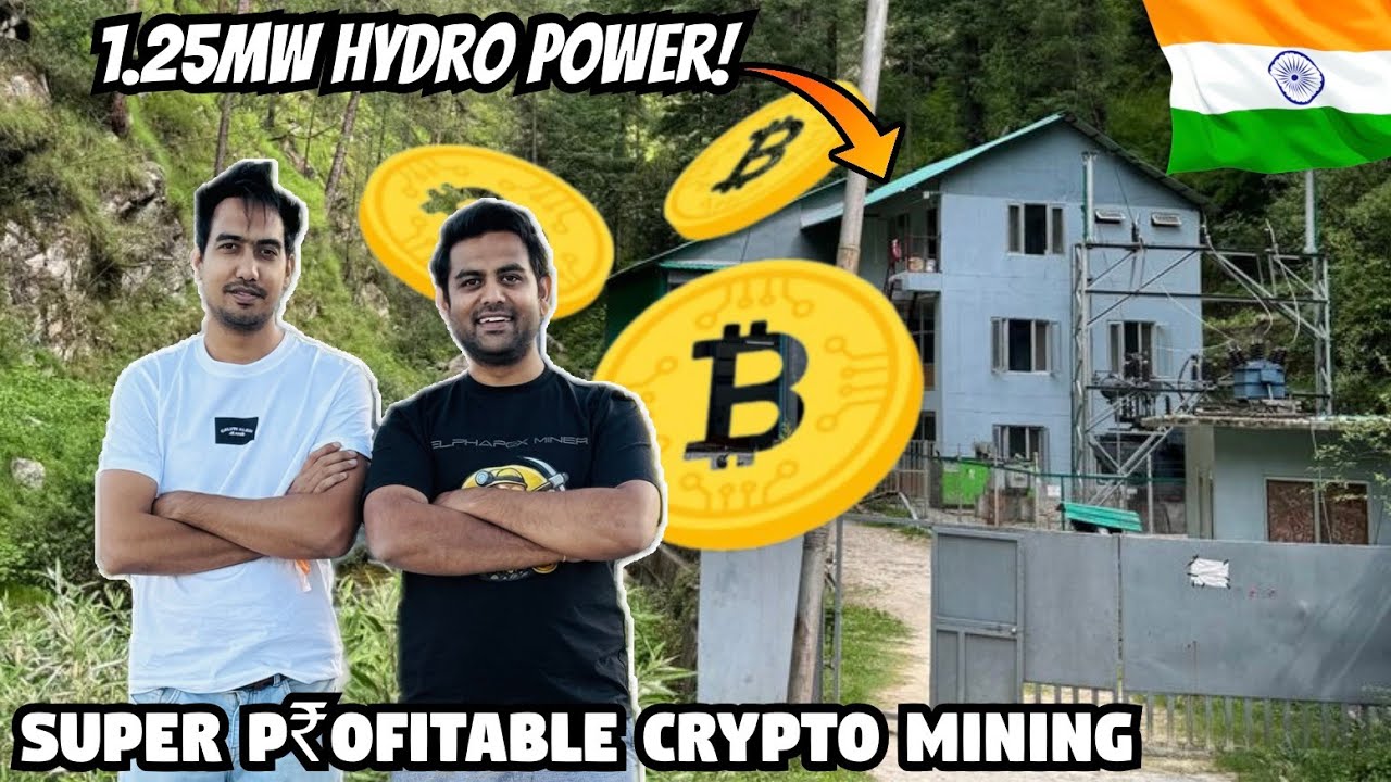 1.25 MW Hydro Power Plant in INDIA🇮🇳🔥 Crypto Mining India 🚀# ...