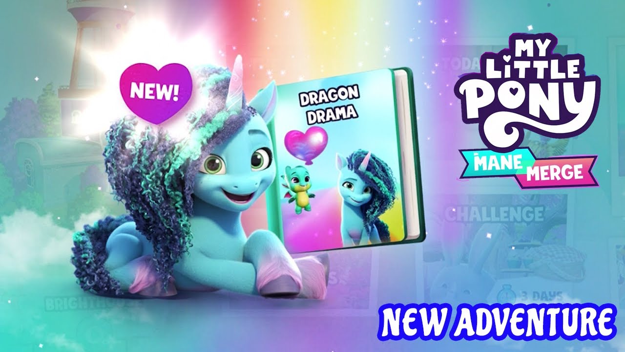 My Little Pony: Mane Merge - NEW BIG UPDATE NEW ADVENTURE BOOK—DRAGON ...