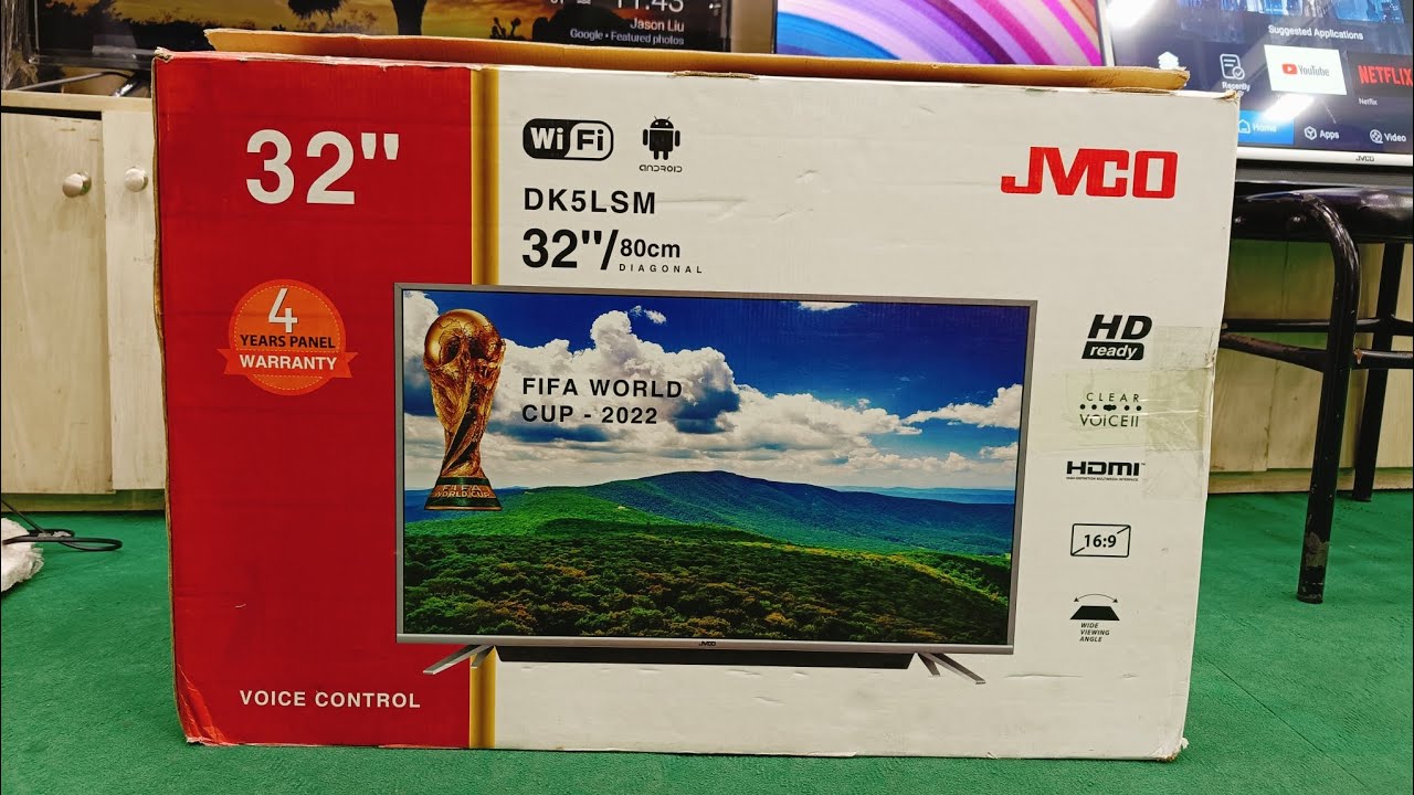Jvco DK5lsm 32 inche Android tv - YouTube