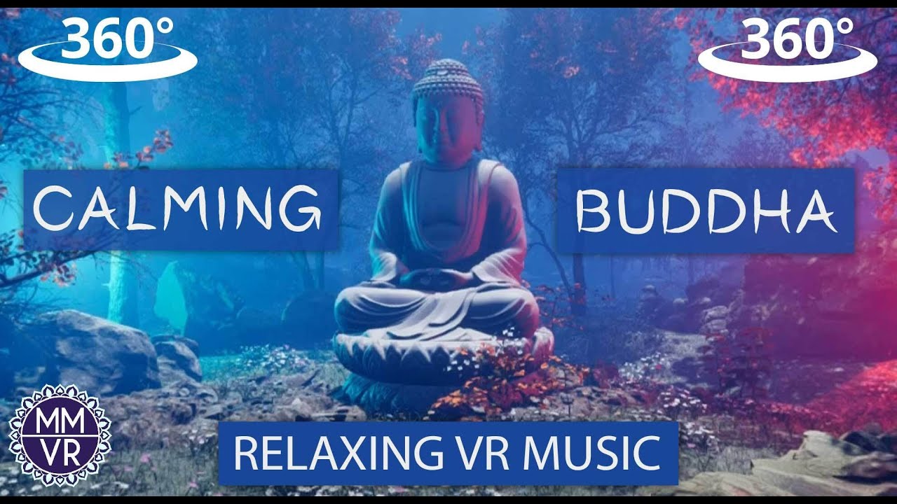 Relaxing Music in VR 360 - Calming Buddha - Red Woods - Meditation ...