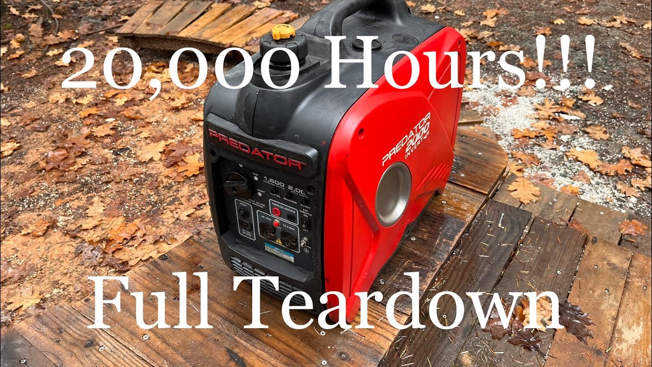 20k Hours Predator 2000 Generator Full Teardown YouTube 20k Hours Predator 2000 Generator Full Teardown YouTube