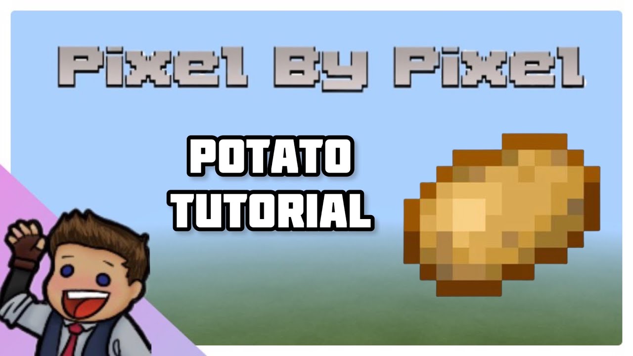 Potato Pixel Art Tutorial in Minecraft 🥔 - YouTube