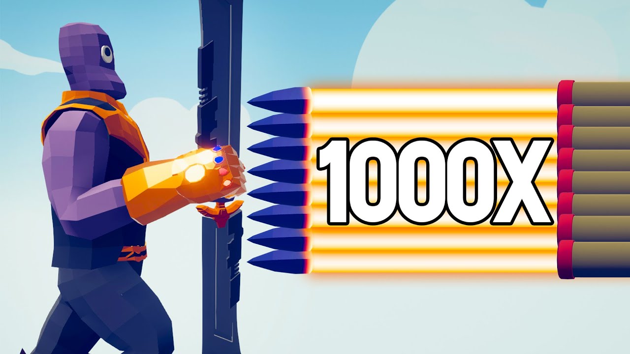 1000x OVERPOWERED TANK - TABS Totally Accurate Battle Simulator - YouTube