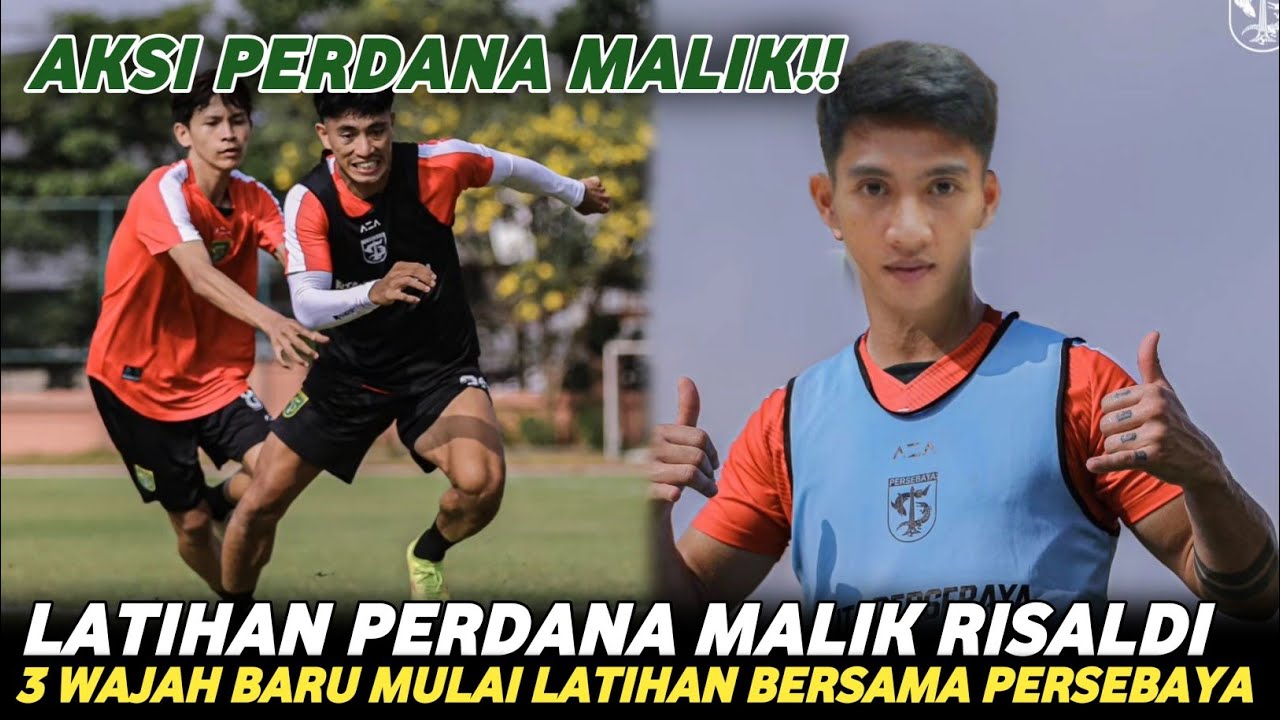 LATIHAN PERDANA MALIK RISALDI BERSAMA PERSEBAYA‼️ CATAT INI JADWALNYA!! #persebaya # ...