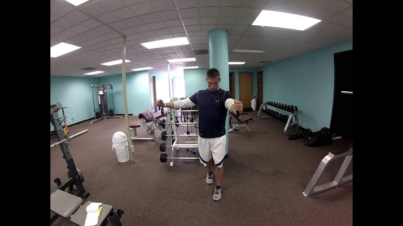 Resistance Band Alternating Chest Fly High - YouTube