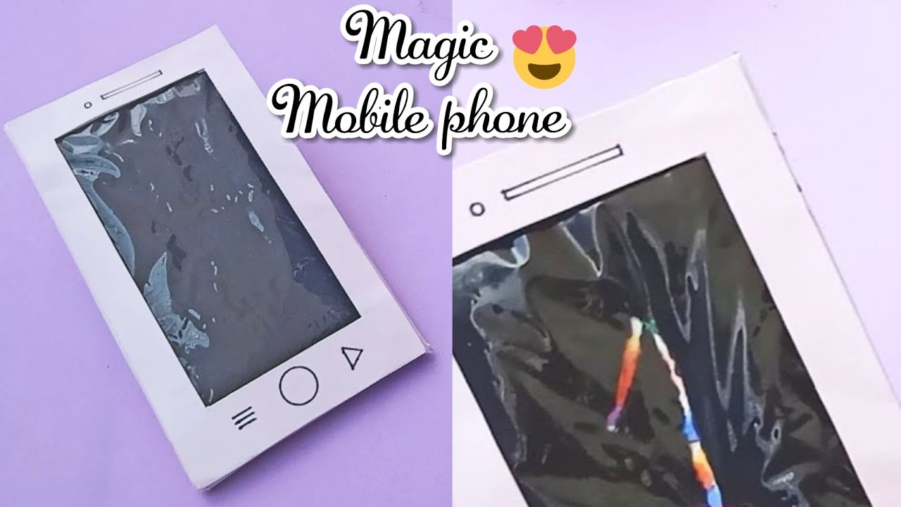 DIY Magic Mobile Phone/Diy Mobile phone for kids/How to make Paper 3D ...