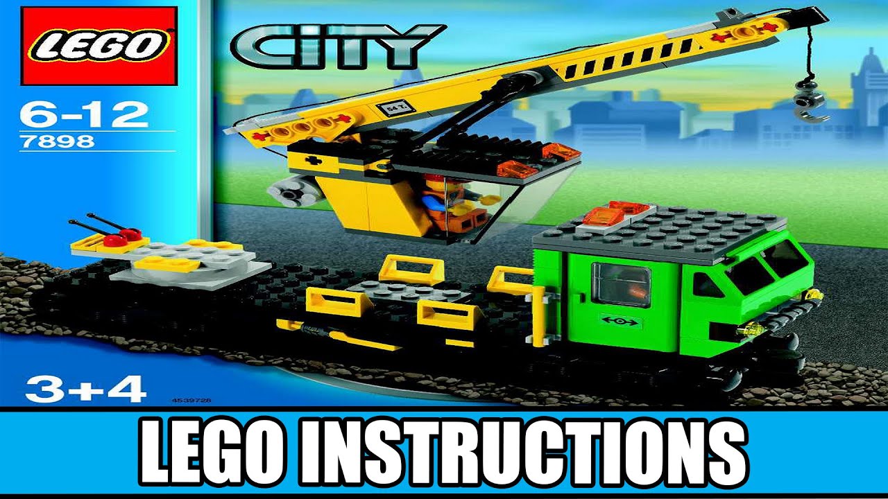 LEGO Instructions | City | 7898 | Cargo Train Deluxe (Book 3&4) - YouTube