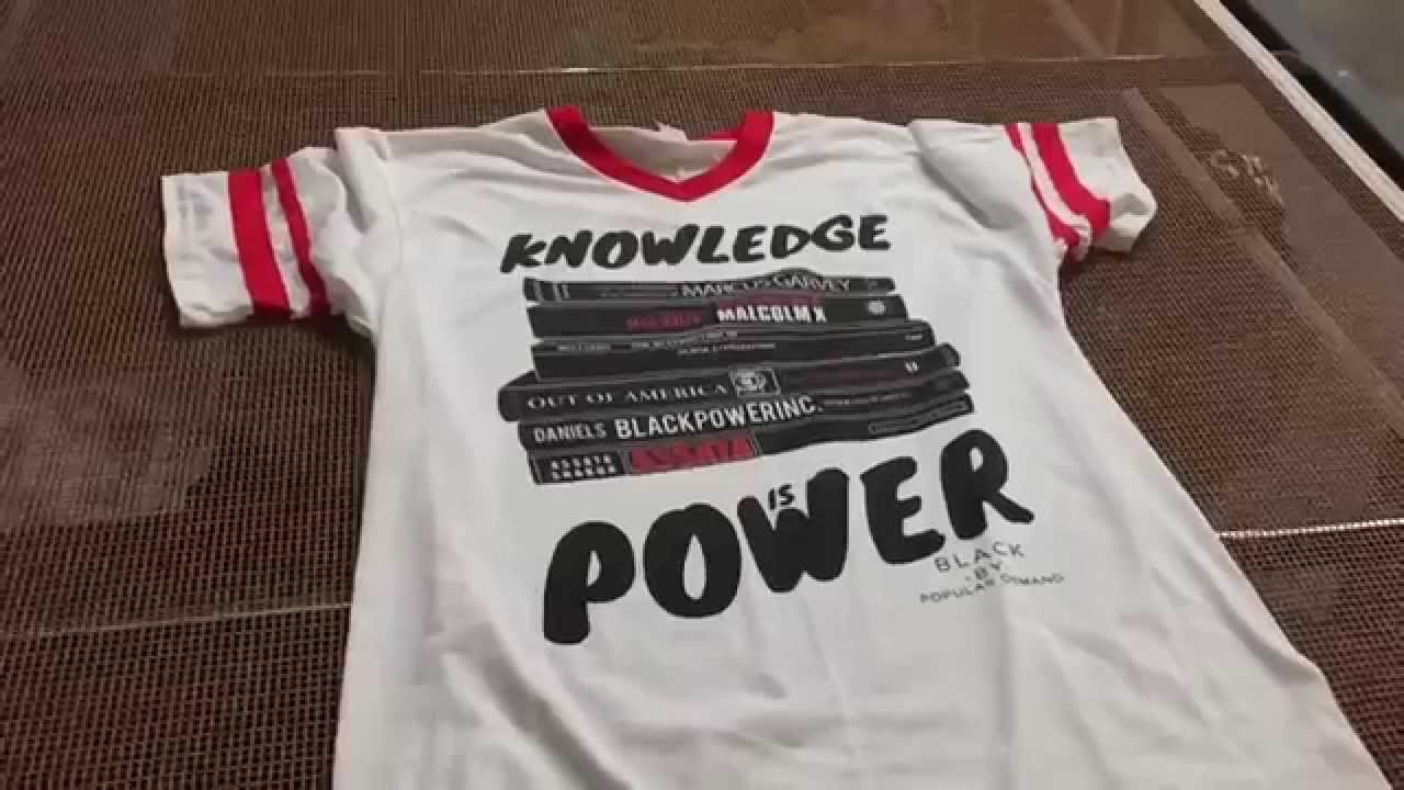 "Knowledge Is Power" T-Shirts - YouTube
