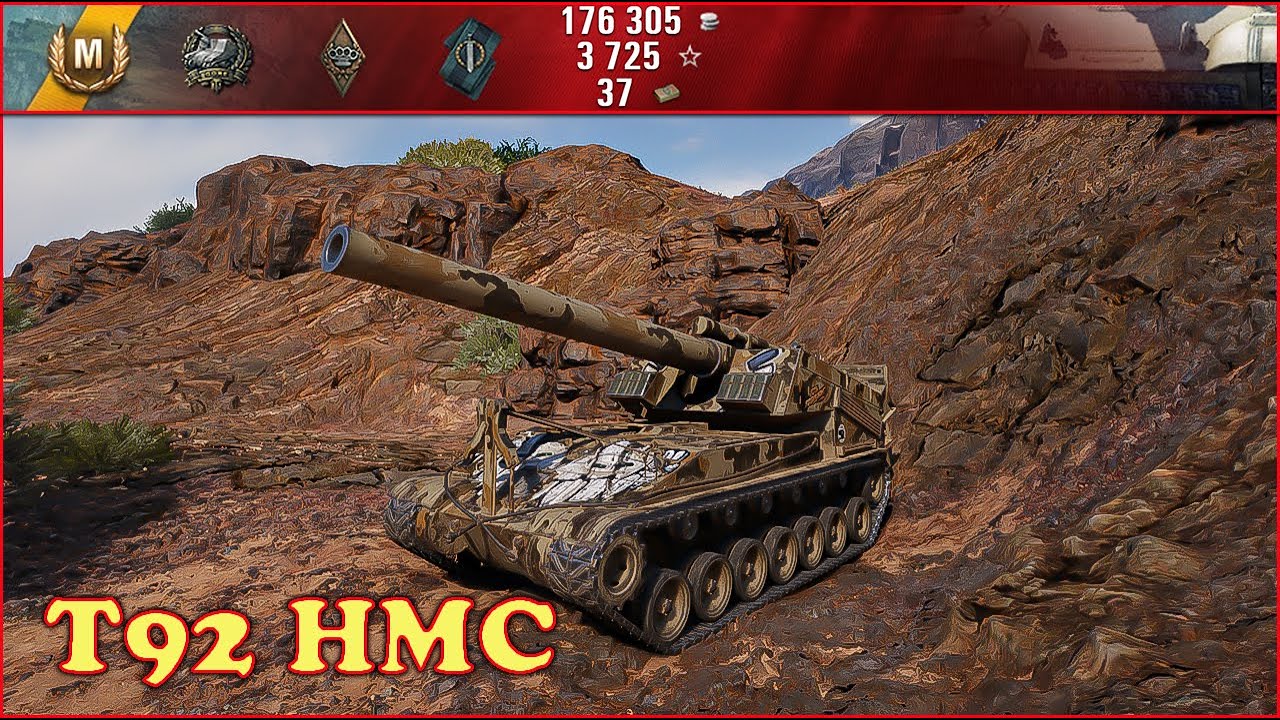 T92 HMC - World of Tanks UZ Gaming - YouTube