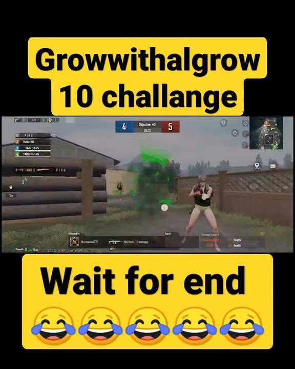 @GwA | 10 days challenge #growwithalgrow | pubg funny gameplay 😂 | #shorts - YouTube