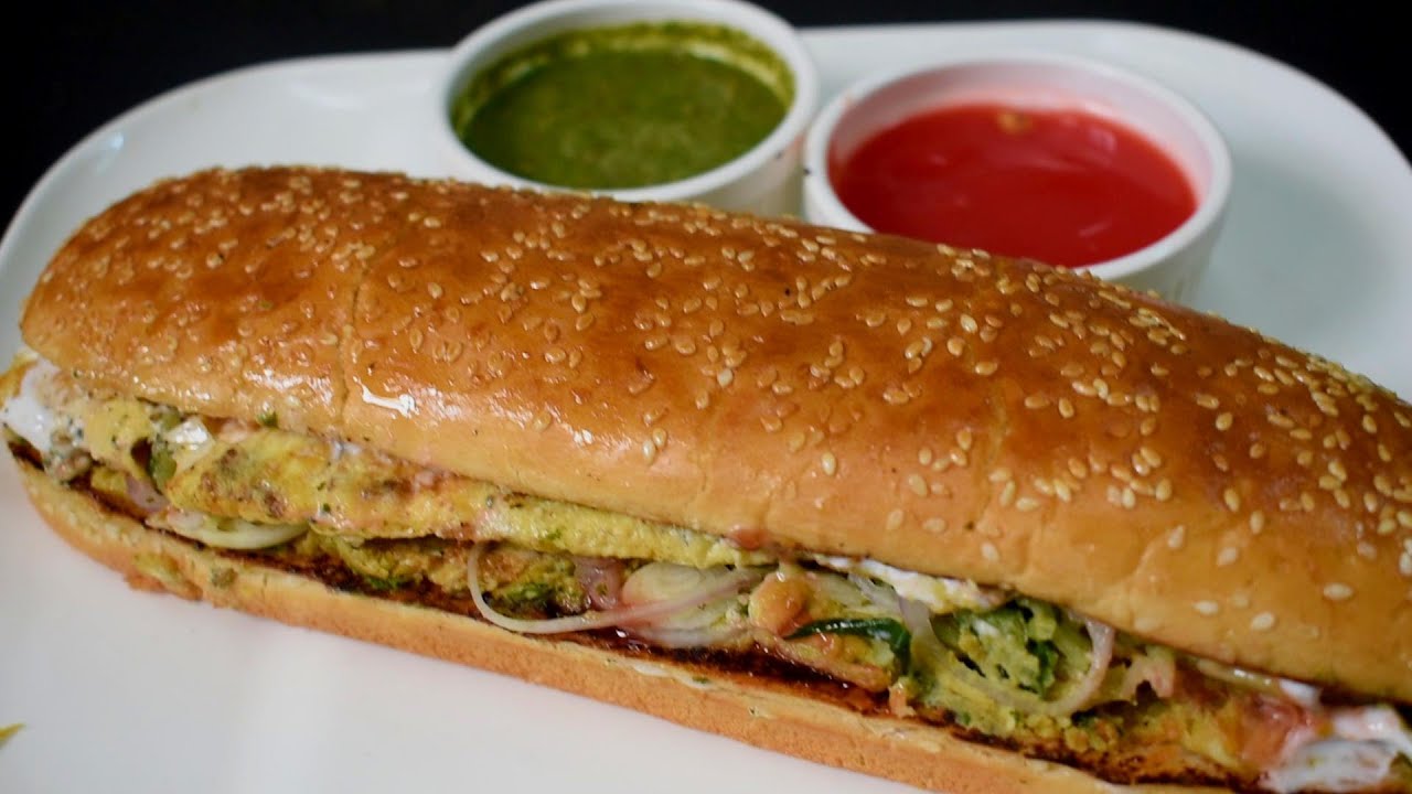 Anda Shami Burger - Anday Wala Burger Commercial Recipe With Two Sauces ...