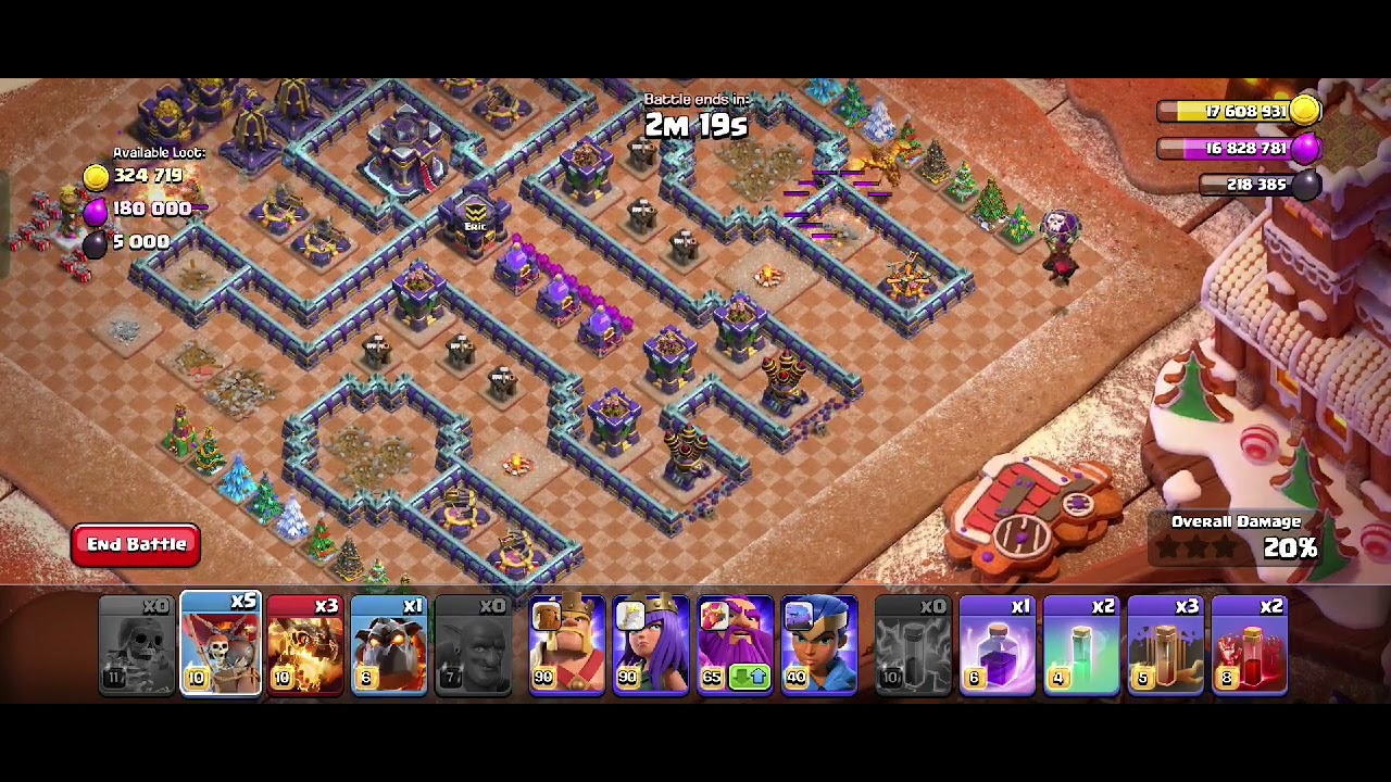 New Clashmas Gingerbread Challenge | COC - YouTube