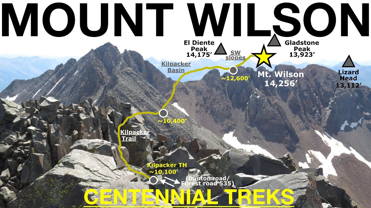 Mt. Wilson - climbing the southwest slopes route - YouTube