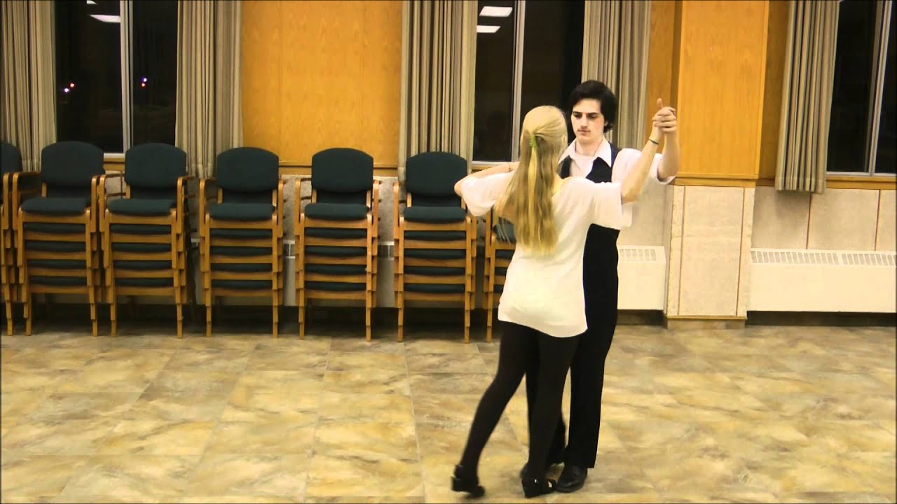 Foxtrot - Reverse Pivot Turn - YouTube