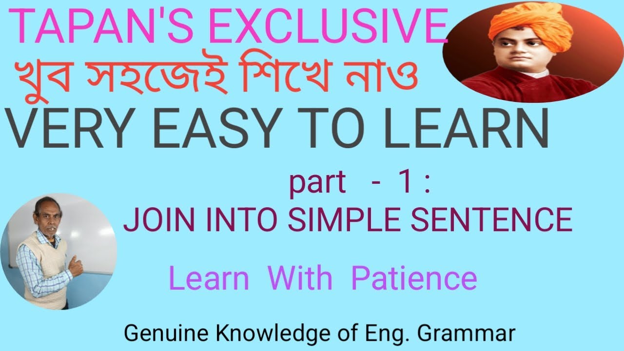 Educational#Join into SIMPLE SENTENCE#Learn with CONCENTRATION#Teaching ...