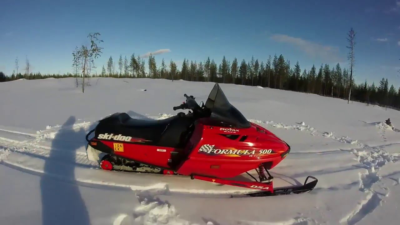Ski-doo Formula deluxe 500 rave 1998 - YouTube