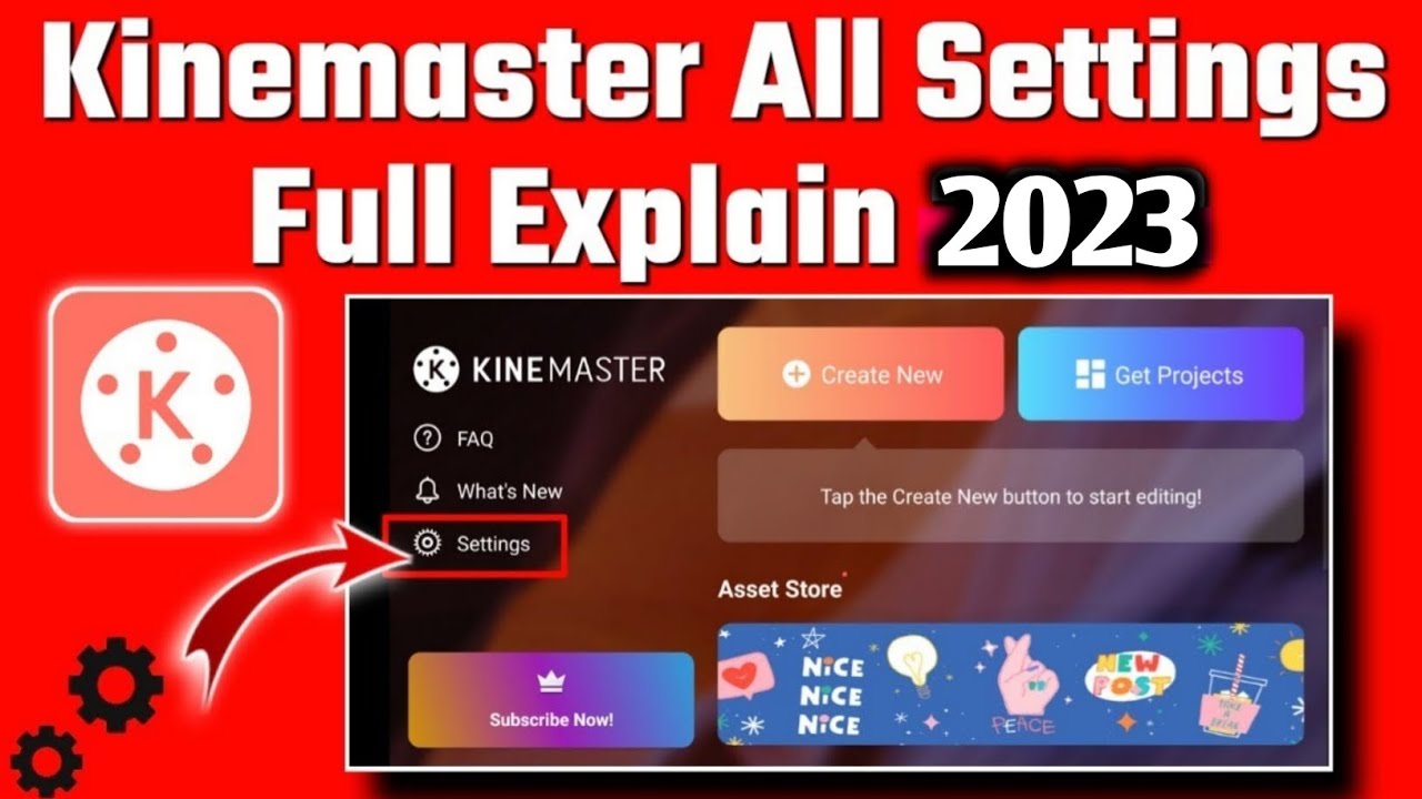 Kinemaster all settings 2023 | Kinemaster Full Settings 2023 - YouTube
