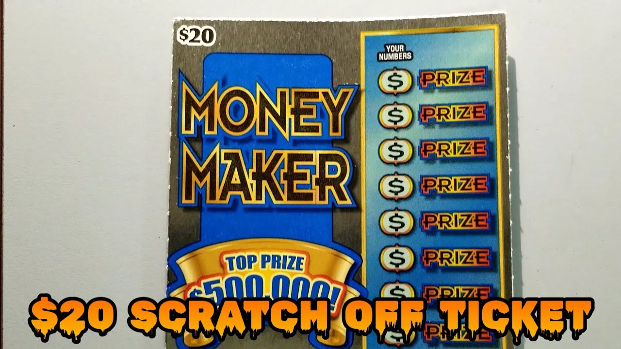 MONEY MAKER $20 MAINE scratch off ticket - YouTube