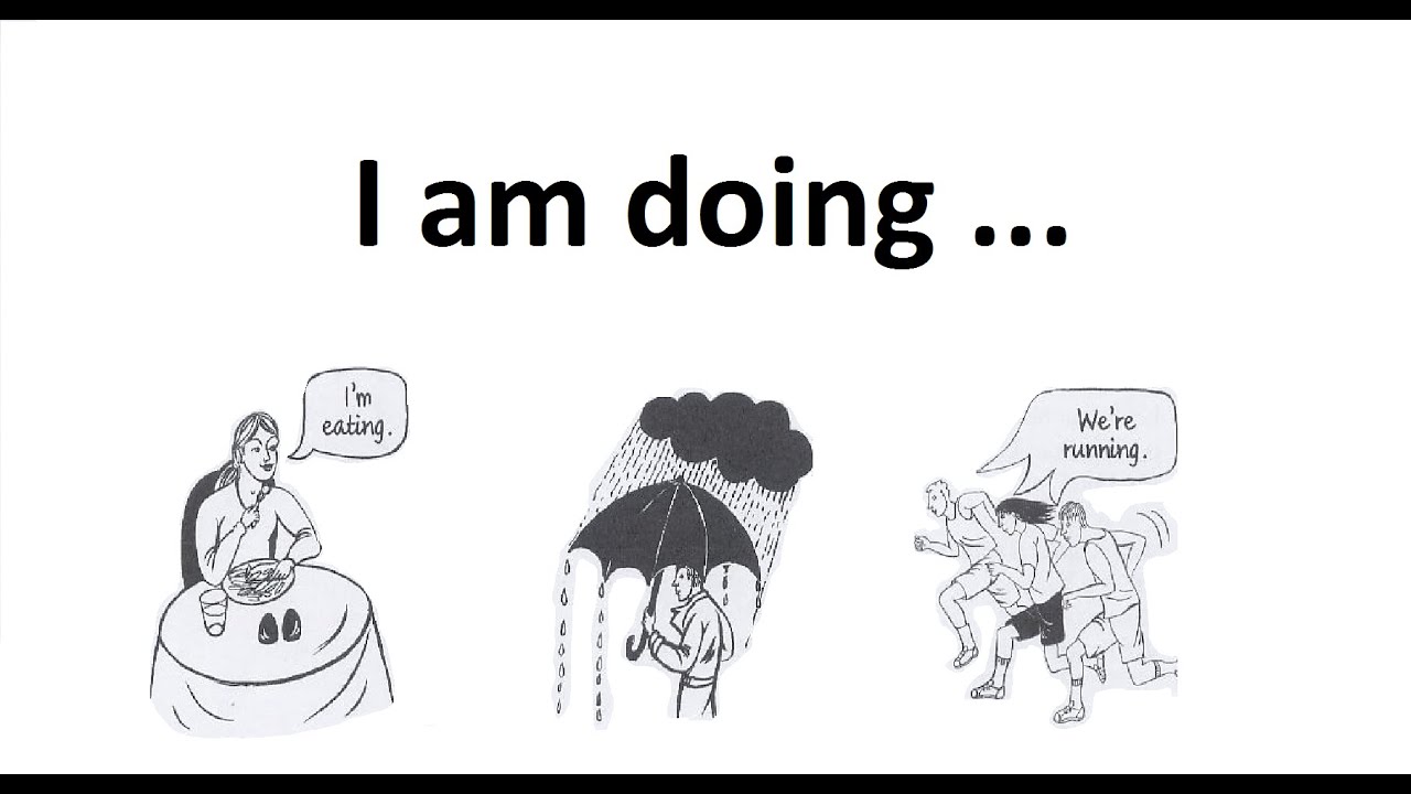 Unit 3 - I am doing (present continuous) - YouTube