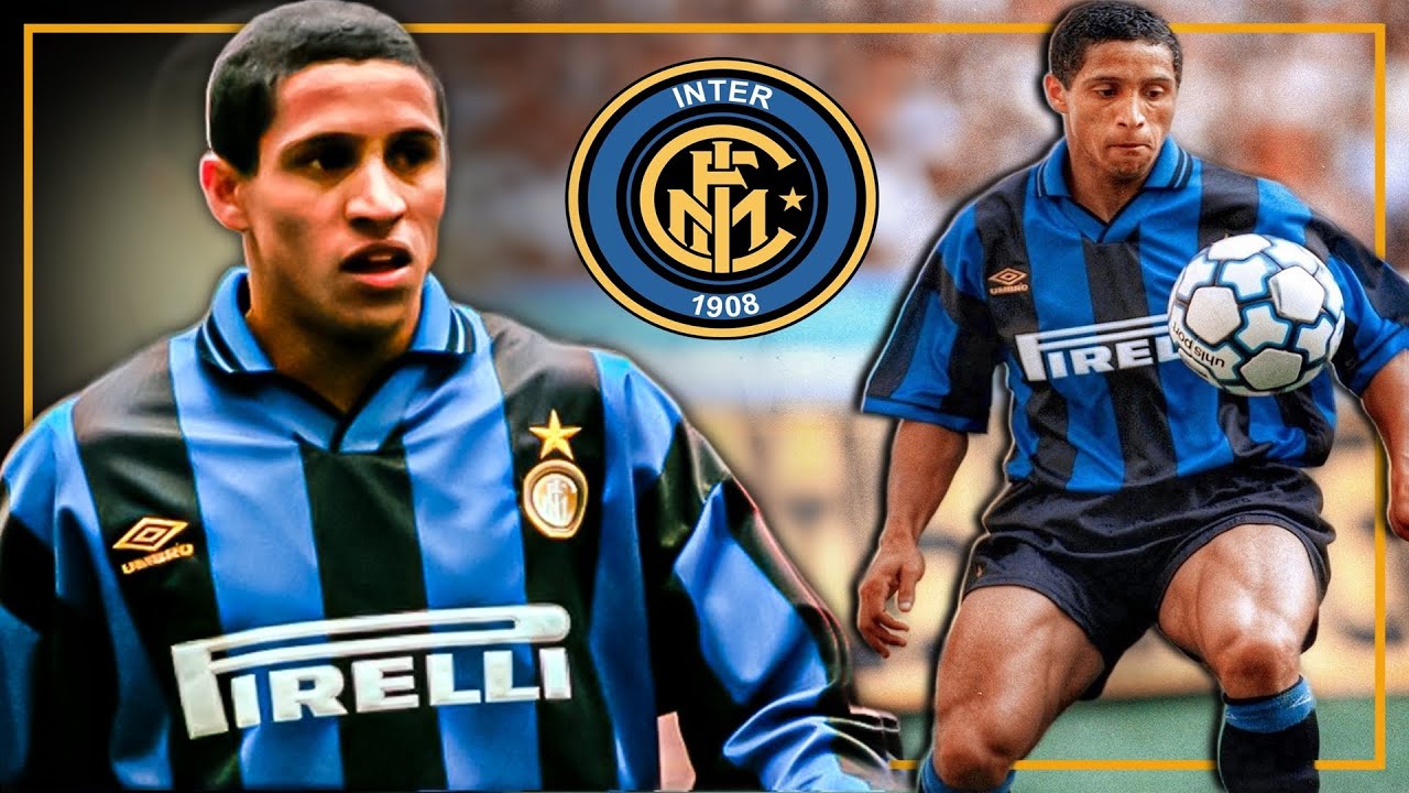 Cuando el Inter Milan colocaba de DELANTERO a Roberto Carlos - YouTube