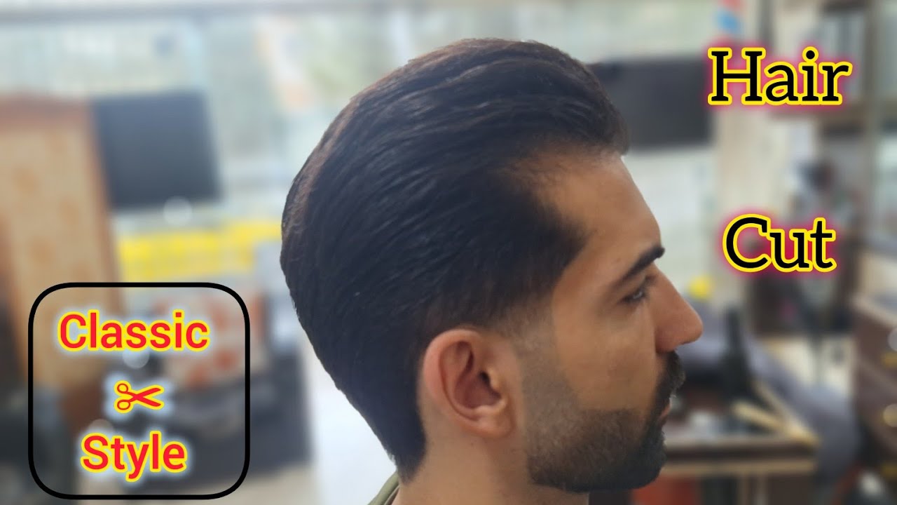 haircut model side part Classic whit Scissor Cut and Clipper cut Short ...