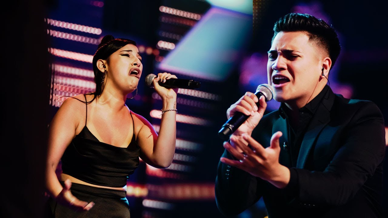 Huesito y Agustina Sol Pereyra, entonaron fuera de certamen "Sin ...