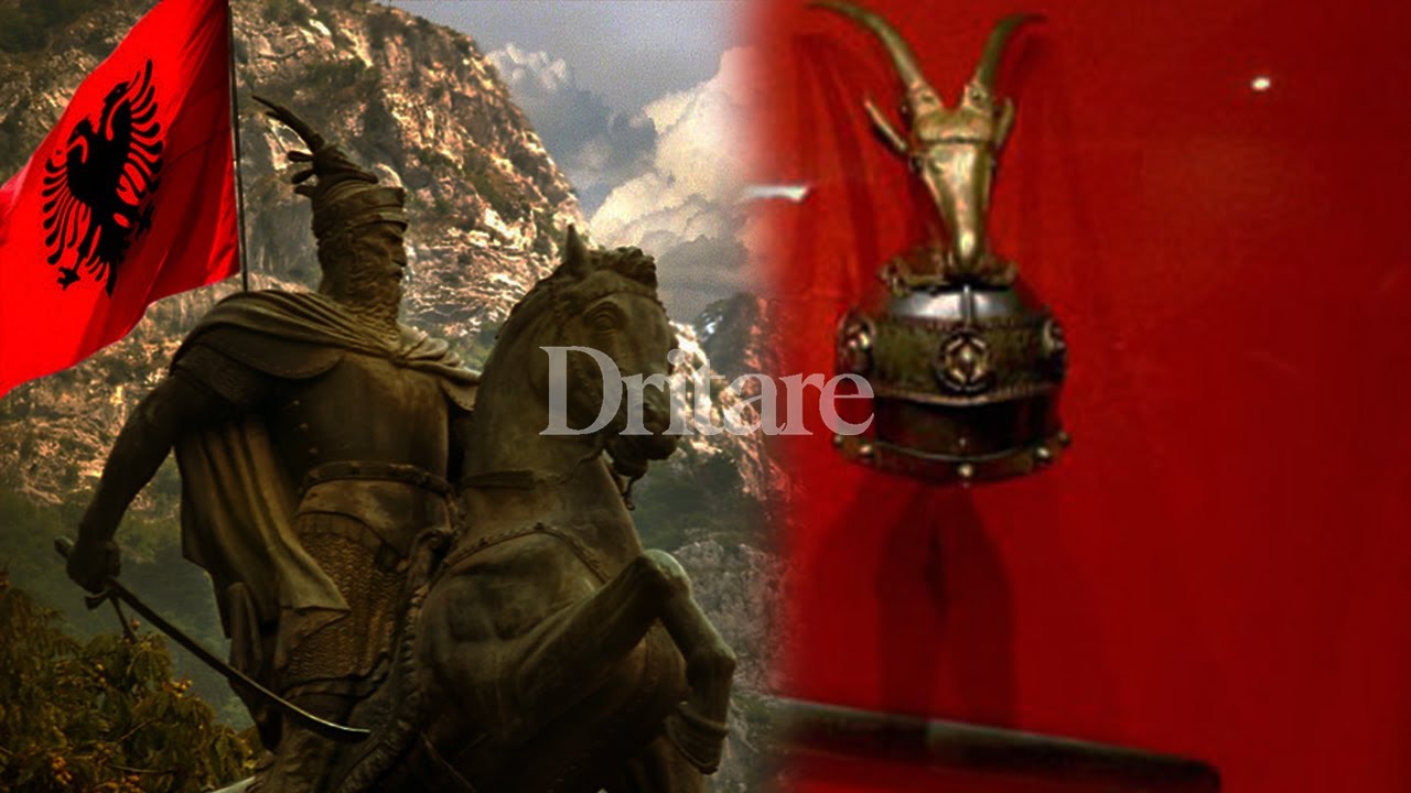 Çfarë nënkuptojnë simbolet në përkrenaren e Skënderbeut! Flet ...