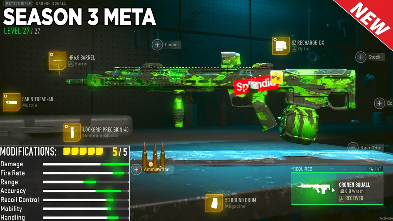 *NEW* CRONEN SQUALL is *GODLY* in WARZONE 2! (Best Cronen Squall Class ...