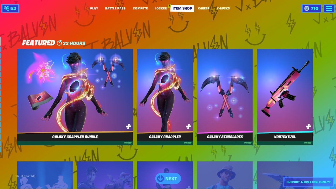 *NEW* GALAXY SKIN! FORTNITE LIVE ITEM SHOP SEPTEMBER 4, 2021! - YouTube
