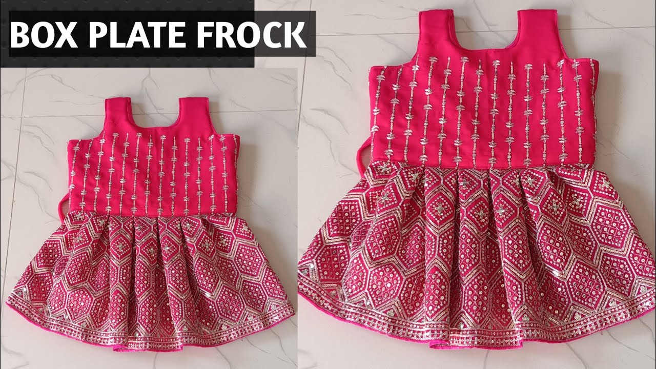 Eid Special Baby Girl Frock Cutting And Stiching///Box Plated Frock ...