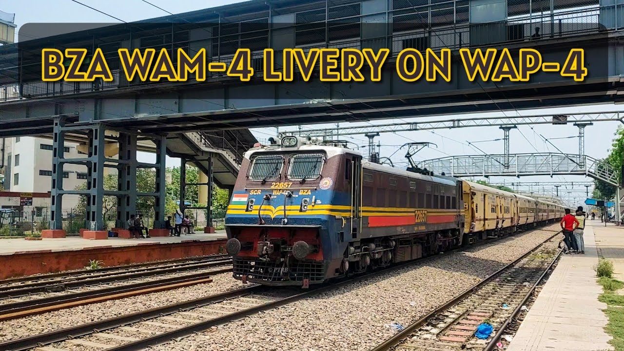Vintage Vibe !! Exploring the Classic WAM-4 Livery on the BZA WAP-4 led ...
