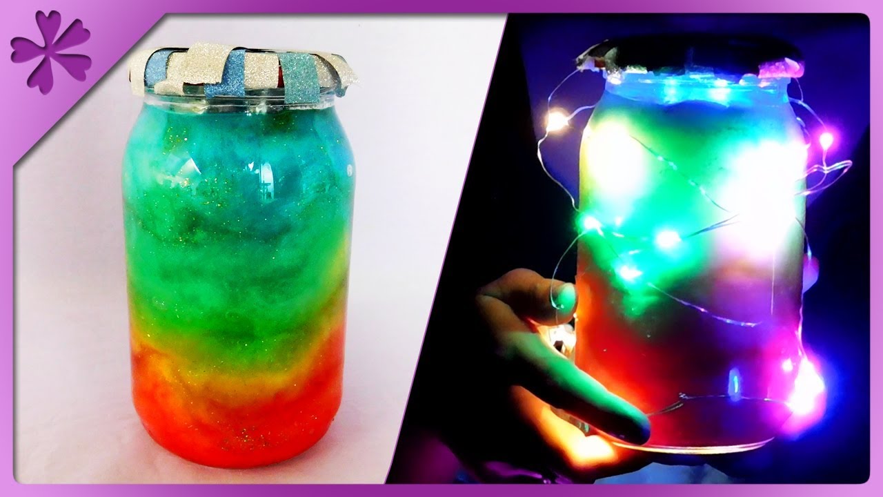 DIY Cosmos in jar 🌟 unearthly decoration 😉 (ENG Subtitles) - Speed up ...