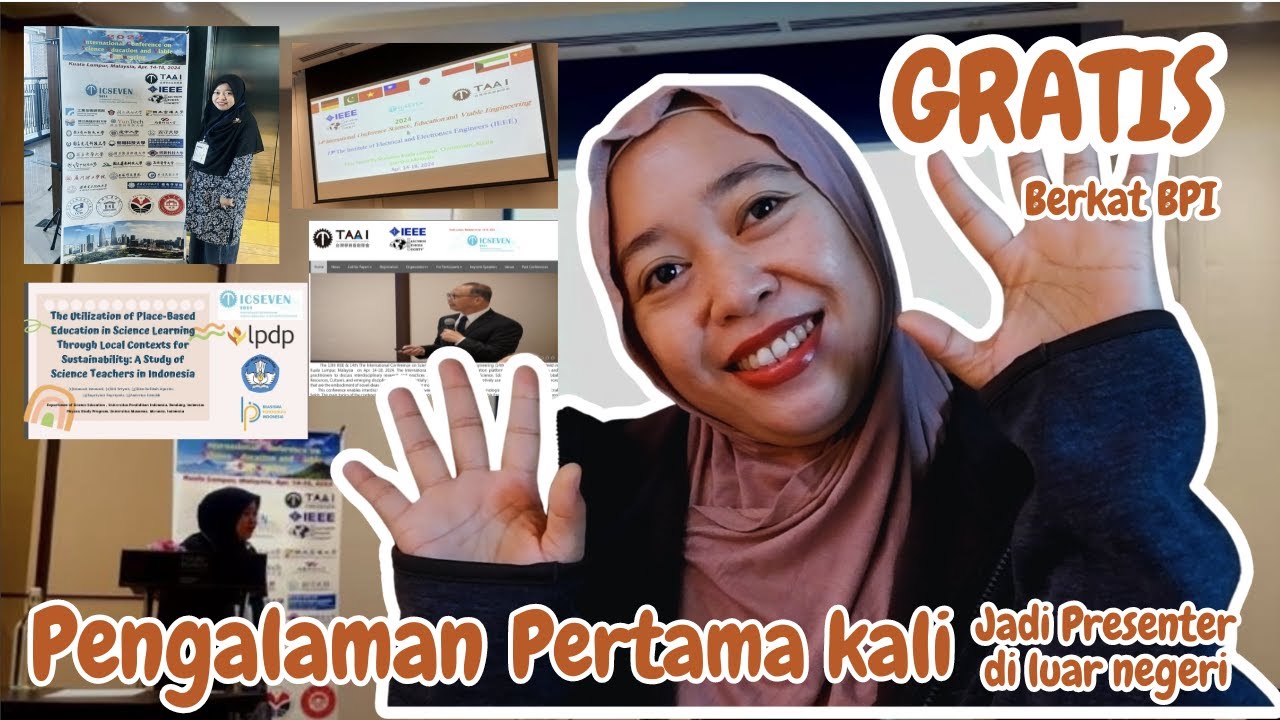 Ikut seminar internasional pertama kali diluar negeri gratis berkat BPI ...